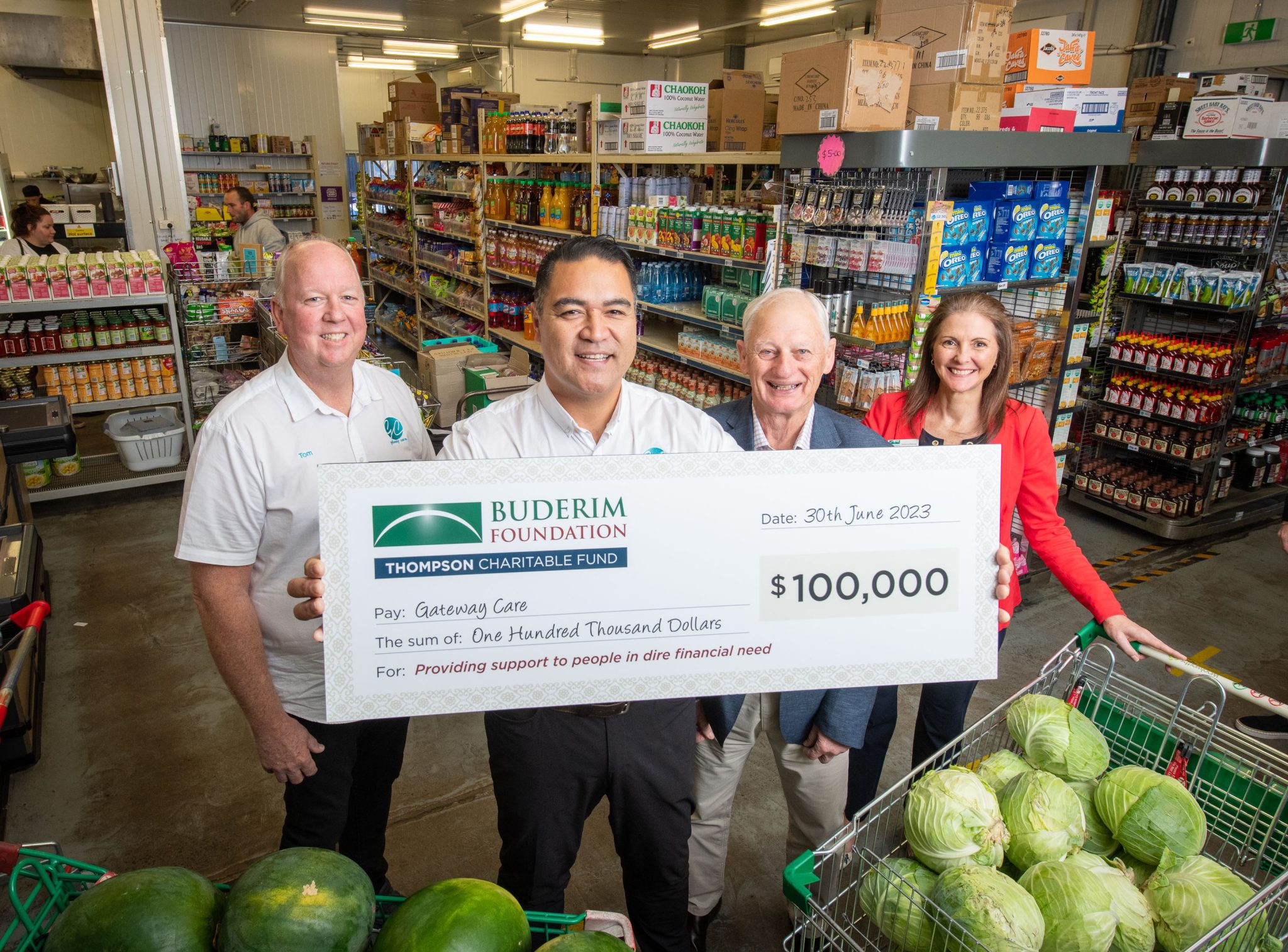 The Buderim Foundation Thompson Charitable Fund provides $100,000 grant ...